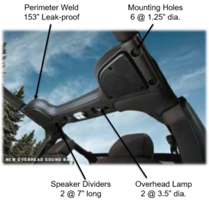 Automotive Speaker Cross Vehicle Beam - Emabond